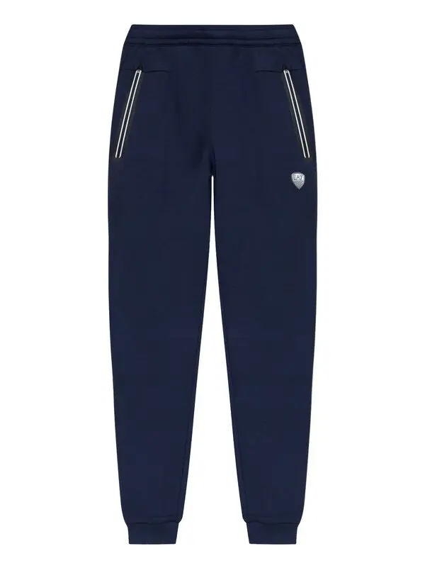 EA7 Sweatpants With Logo Patch - Navy Blue