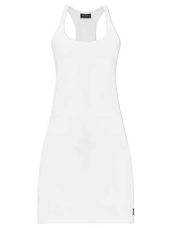 Dsquared2 Sleeveless Mini Dress - White