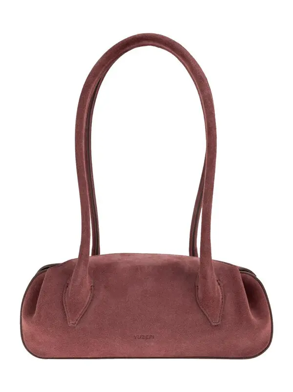 Yuzefi Oyster Mini Shoulder Bag - Burgundy