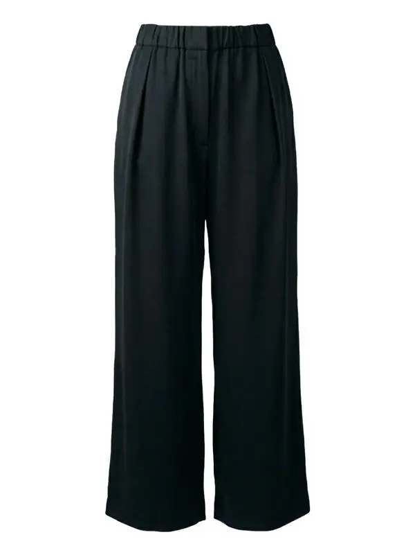 JIL SANDER Wide-leg Trousers - Black
