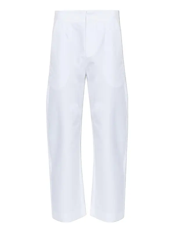 Jacquemus Straight-leg Trousers - White