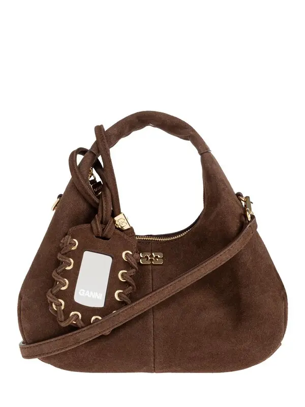 GANNI Handbag Made Of Eco Leather - Brown