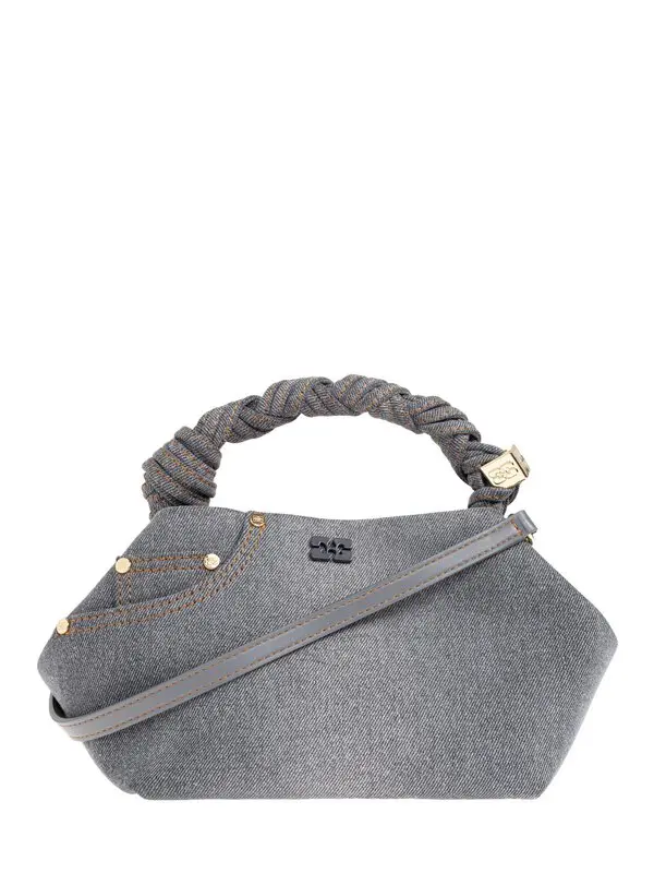GANNI Bou Small Handheld Bag - Grey