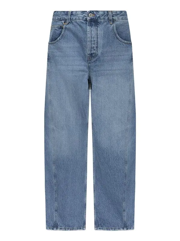 Jacquemus High-waisted Bootcut Jeans - Blue
