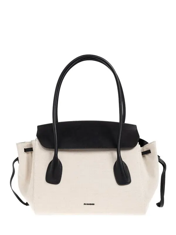 JIL SANDER Voyage Small' Shopper Bag - Cream