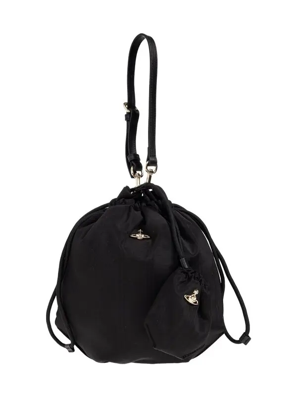 VIVIENNE WESTWOOD Drawstring Sack Bag - Black