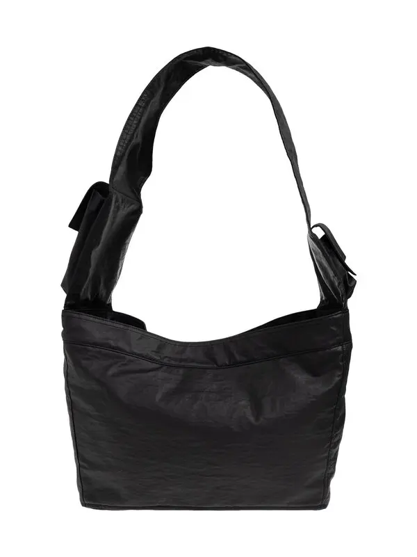 Y3 Newspaper Large Shoulder Bag - Black