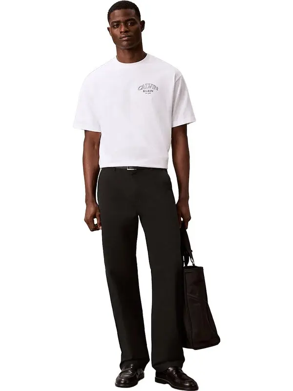 Calvin Klein 90s Straight Chino Pants - Black