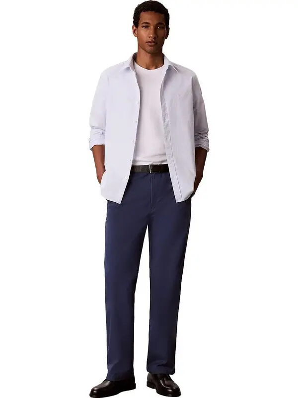 Calvin Klein 90s Straight Chino Pants - Dark Denim