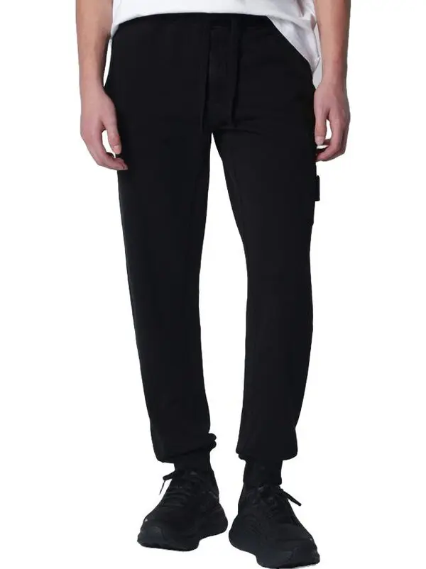 Stone Island Cotton Jogging Trousers - Black