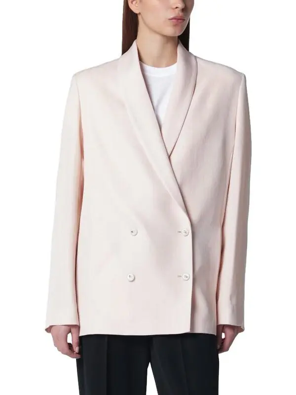 Loulou De Saison Oversize Double-breasted Jacket - Pink