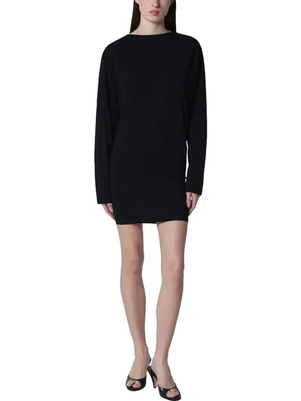 Jacquemus Mistral Short Dress - Black