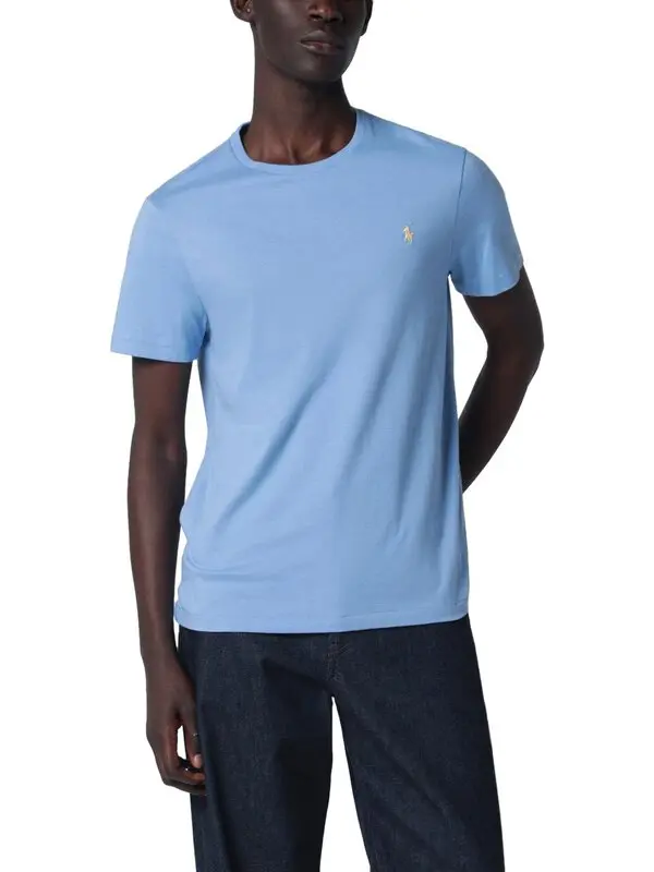 Polo Ralph Lauren Cotton Custom Slim-fit T-shirt - Light Blue