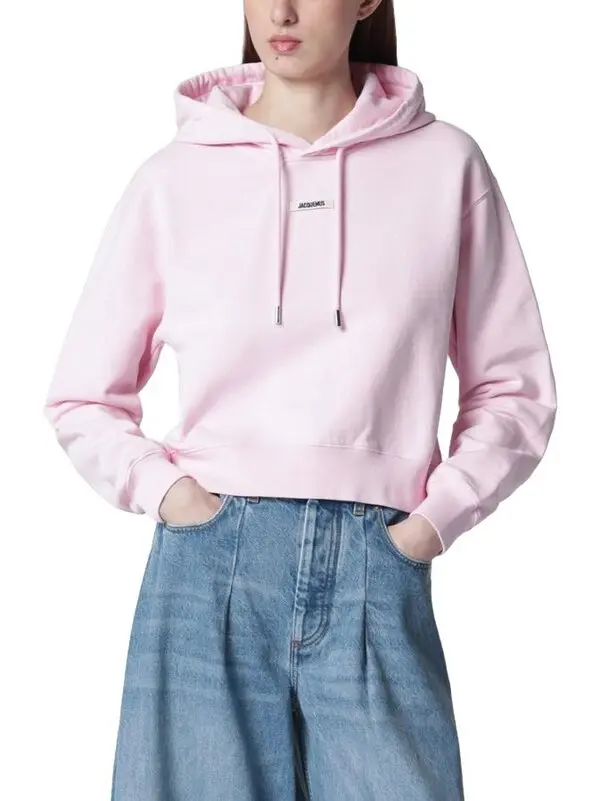 Jacquemus Logo Hoodie - Pink