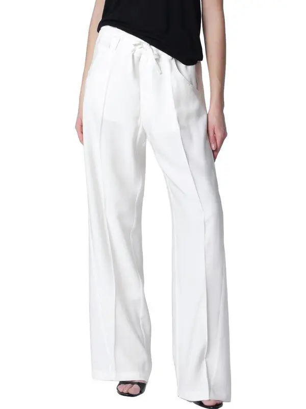 DARKPARK Iris Crêpe Trousers - White