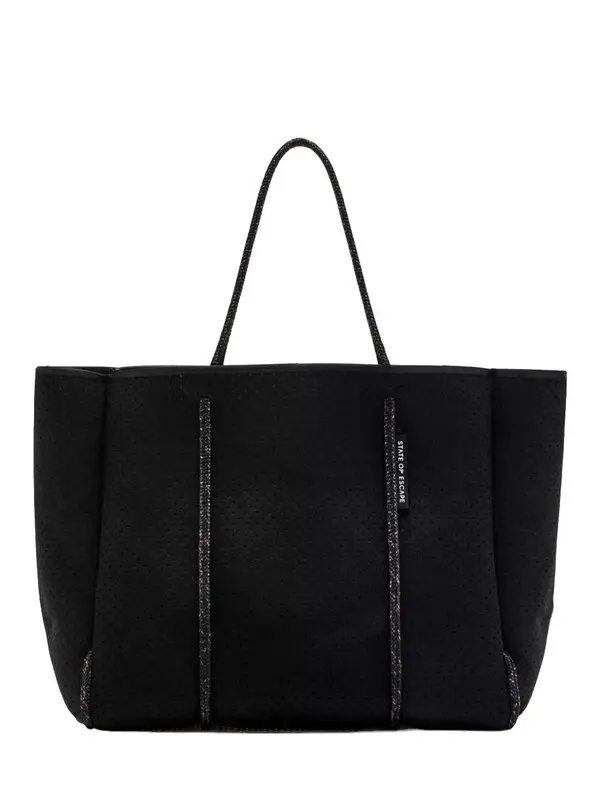 STATE OF ESCAPE Perforated Blend Escape™ Tote Bag - Black