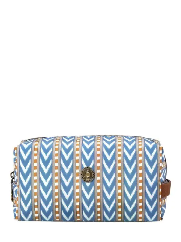 PIP STUDIO Patterned Make-up Bag - Blue