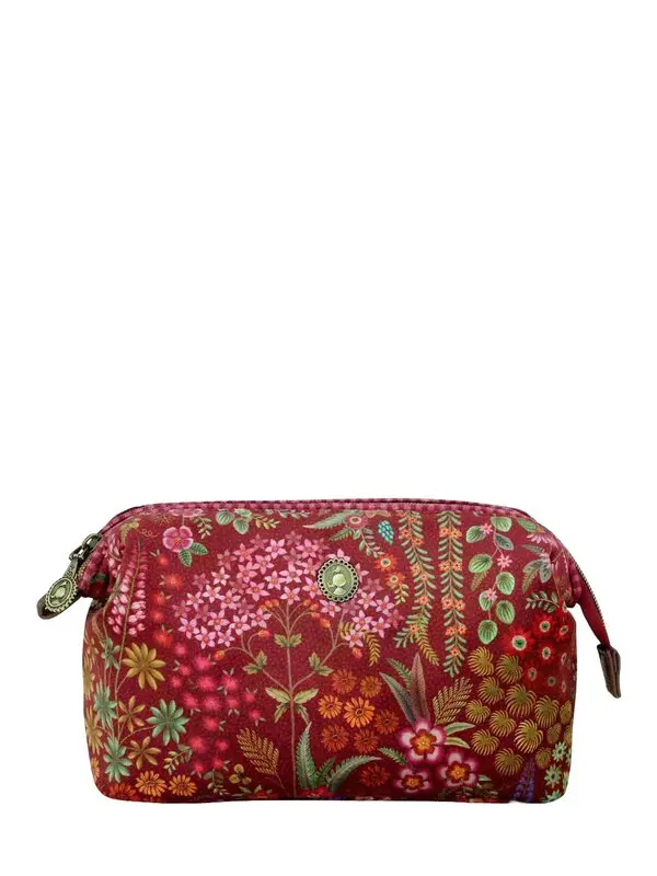 PIP STUDIO Caryn Floral Makeup Bag - Red