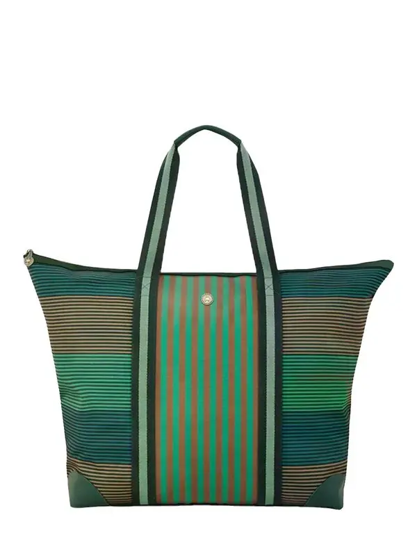 PIP STUDIO Tilda Striped Tote Bag - Green