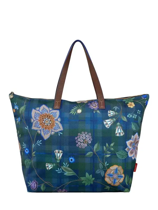 PIP STUDIO Tilda Floral Tote Bag - Blue