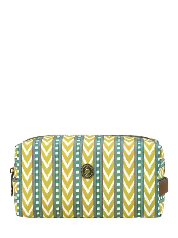 PIP STUDIO Chevron Striped Makeup Bag - Yellow