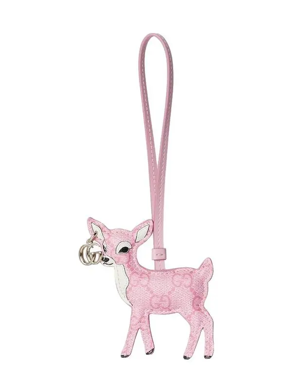 Gucci Deer-shaped Bag Charm - Pink