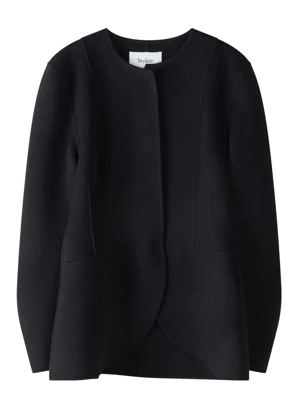 Stylein Tailored Wool Jacket - Black