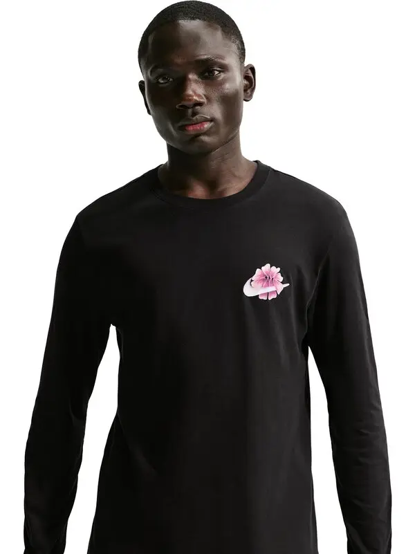 Nike Essential Long-sleeve Basketball T-shirt - Black