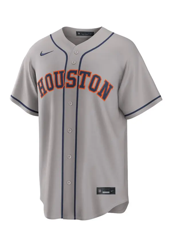 Nike Jose Altuve Houston Astros Mlb Replica Jersey - Grey