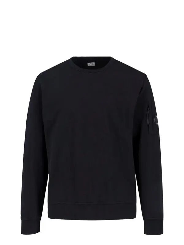C.P. COMPANY Lens Crew Neck Sweatshirt - Black
