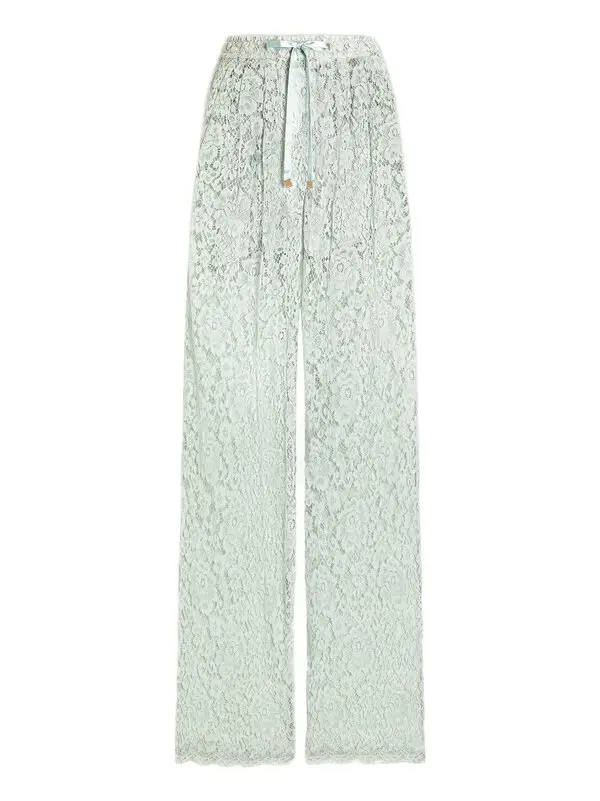 Dolce & Gabbana Lace Trousers - Green