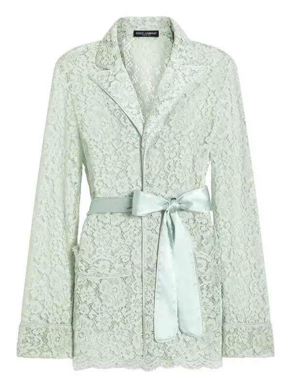 Dolce & Gabbana Lace Vanity Shirt - Green