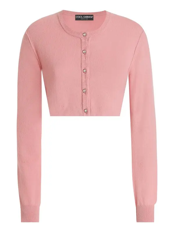 Dolce & Gabbana Cashmere Cardigan - Pink