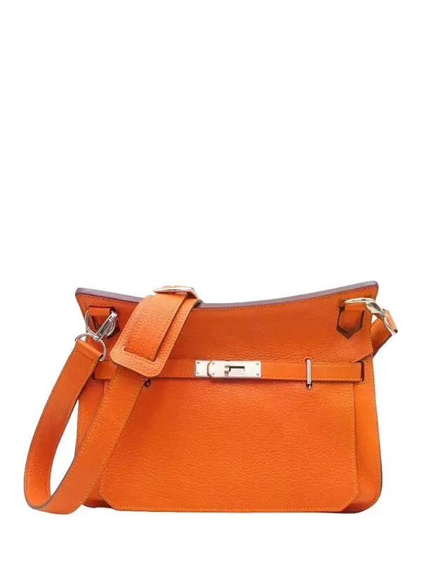 Hermès 2012 Clemence Verso Jypsiere 28 Crossbody Bag - Orange
