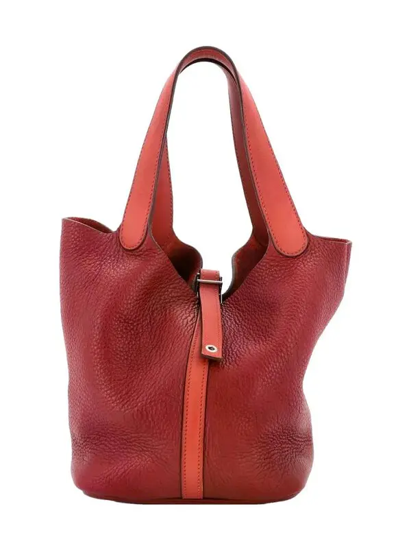 Hermès Picotin Lock Mm Bucket Bag - Red