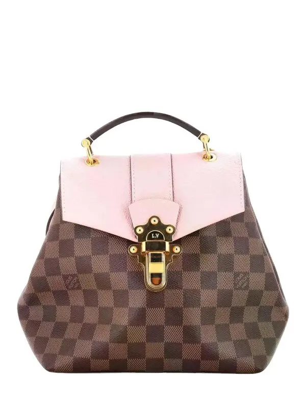 LOUIS VUITTON Clapton Damier And Leather Backpack - Brown