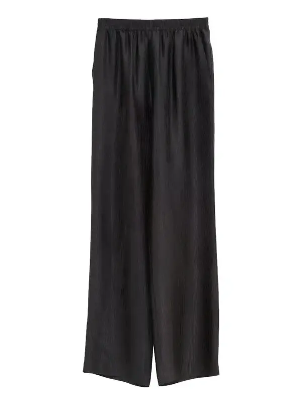 PETAR PETROV Striped Trousers - Black