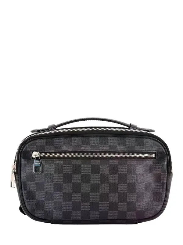 LOUIS VUITTON Ambler Damier Graphite Belt Bag - Black