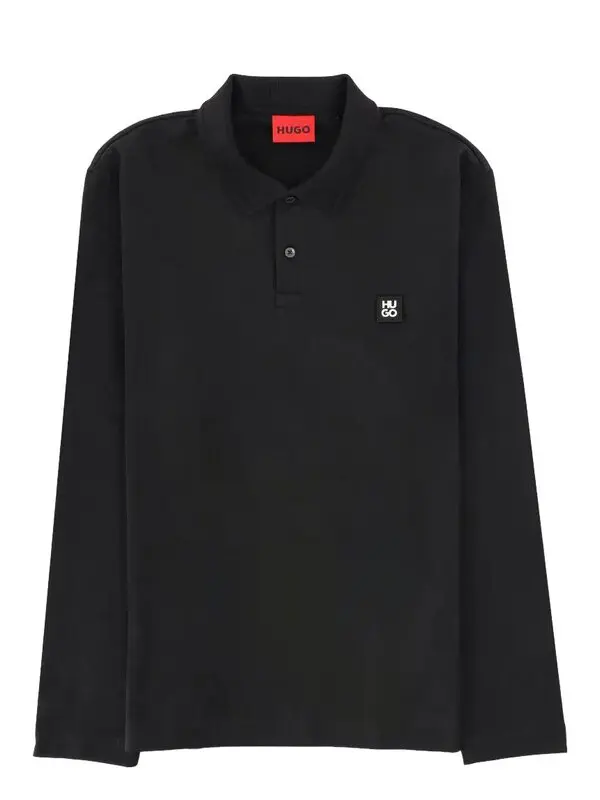 Hugo Long-sleeves Polo Shirt - Black