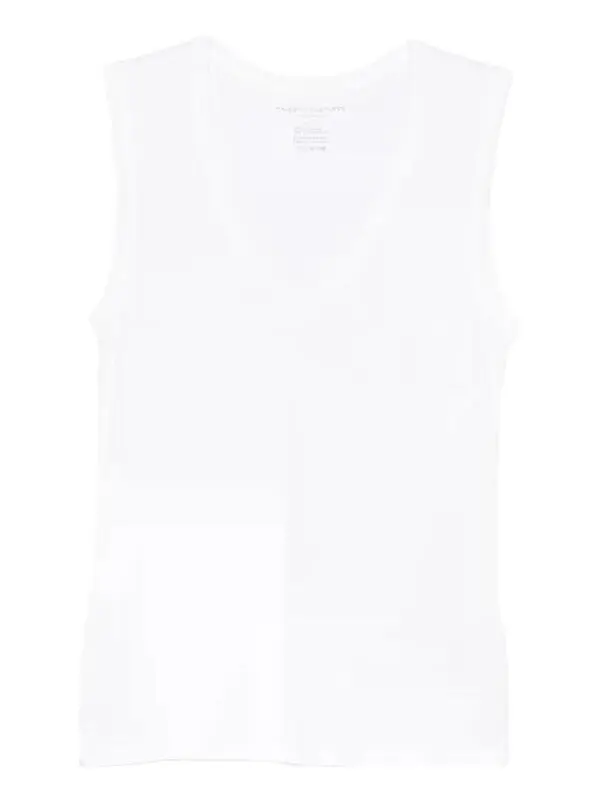 Majestic Filatures V-neck Top - White