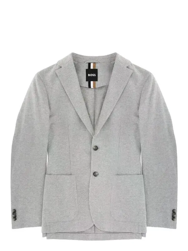 BOSS Front-pocket Blazer - Grey