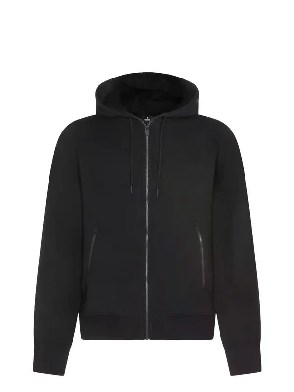 Mackage Double-face Jersey Zip-up Hoodie - Black