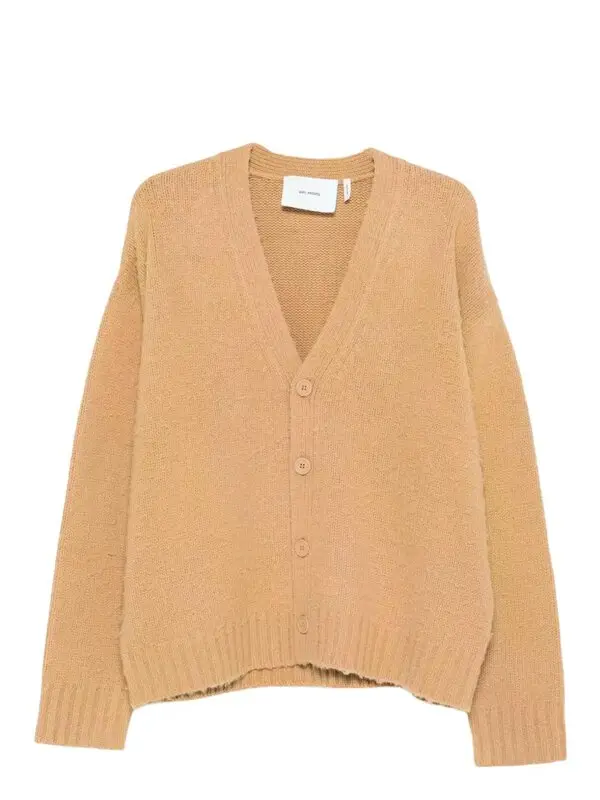 Axel Arigato Studio Button V-neck Cardigan - Neutrals