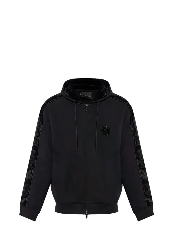 Emporio Armani Drawstring Hoodie - Black