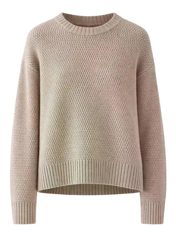 PATRICK ASSARAF Textured Knit Sweater - Neutrals