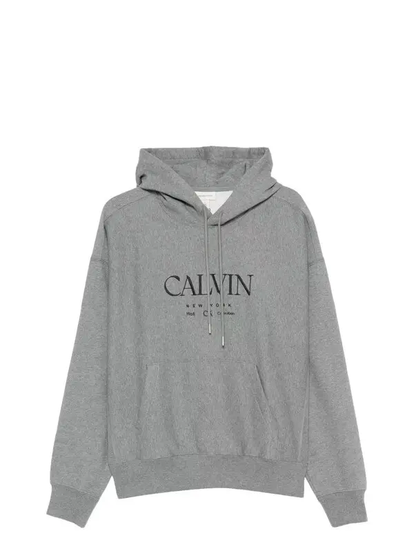 Calvin Klein Logo-detail Hoodie - Grey