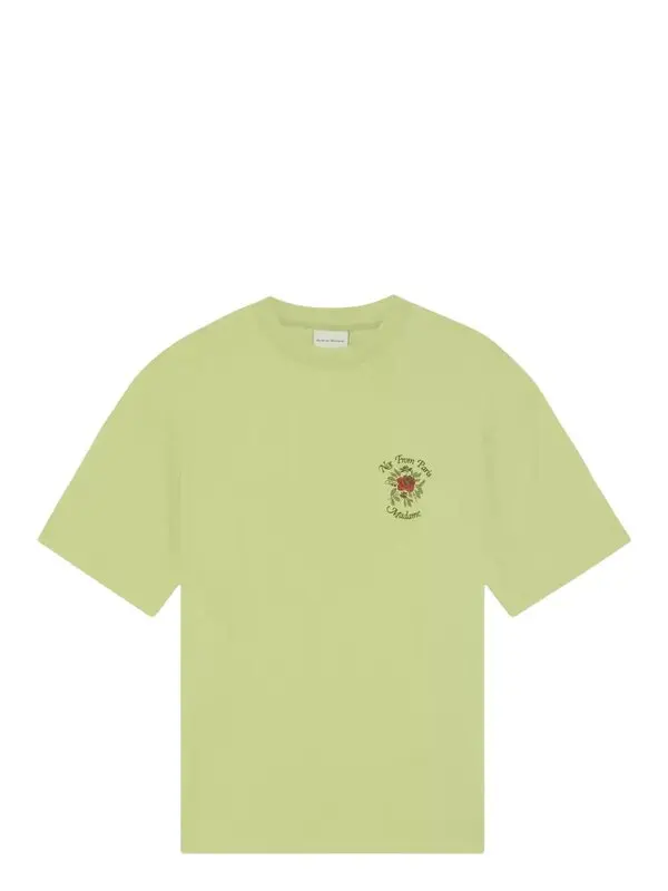 Drole De Monsieur Floral Graphic T-shirt - Green