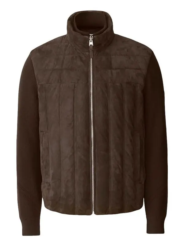 Mackage Landen Mixed-media Jacket - Umber