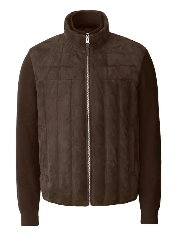 Mackage Landen Mixed-media Jacket - Umber