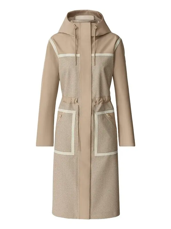 Mackage Jana-ht Long 3-layer Tech Coat - Light Camel-cream